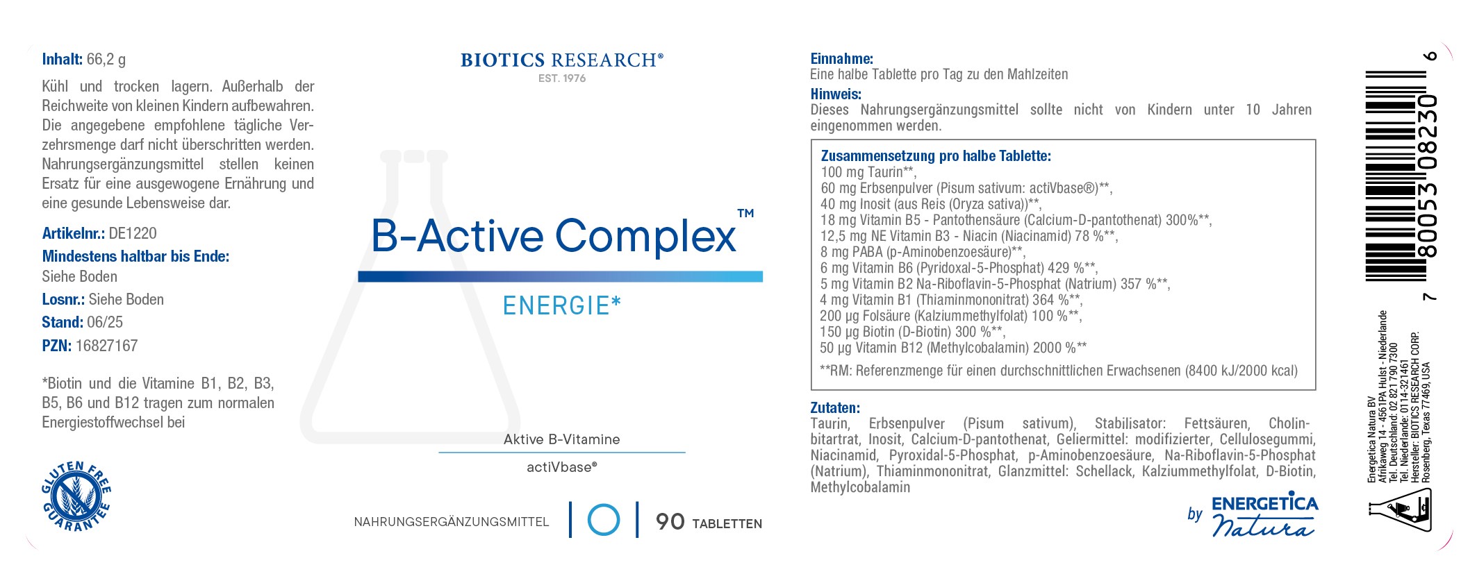 B-Active Complex | Wirkung & Vorteile | Energetica Natura